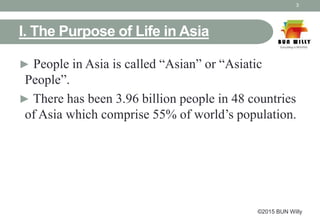 Cultural studies - Traditional and Cultural value of Asia | PPTX