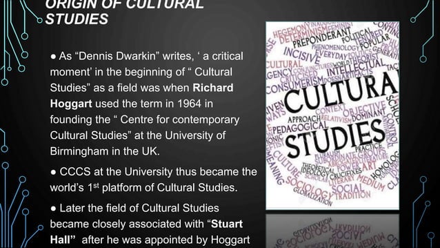Cultural studies | PPT