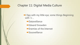 Cultural studies barker & jane ch11 | PPT