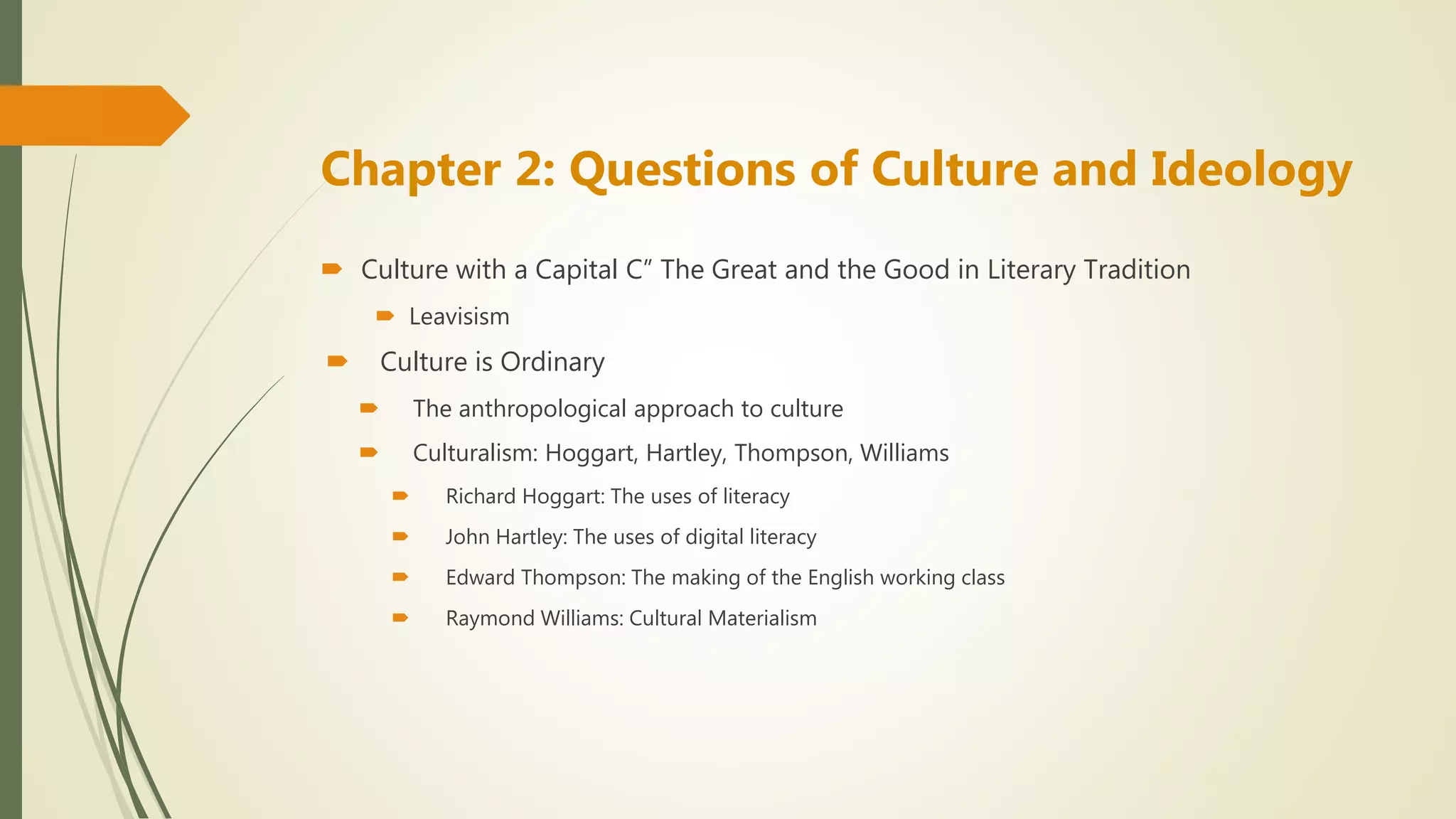 Cultural Studies barker & jane ch2 | PPTX