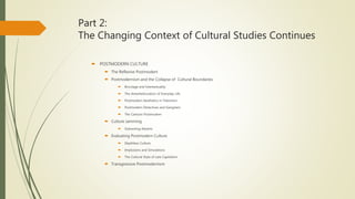 Cultural studies barker & jane ch6 | PPTX | Modern Art | Fine Art