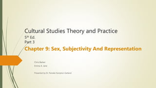 Cultural studies barker & jane ch9 | PPTX