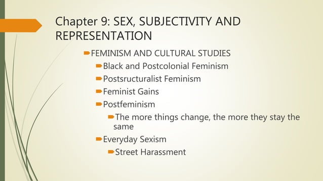Cultural studies barker & jane ch9 | PPT