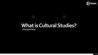 Cultural studies ppt | PPTX