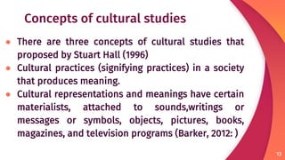 Media Culture and Cultural studies | PPTX