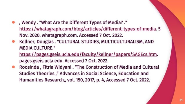 Media Culture and Cultural studies | PPTX