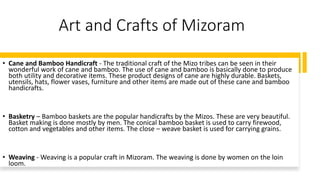 Cultural Survey of Tripura and Mizoram | PPTX