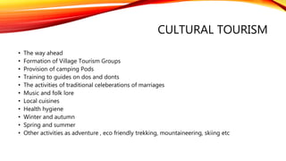 Cultural tourism dir | PPTX