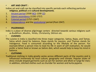 Cultural Tourism in India | PPTX