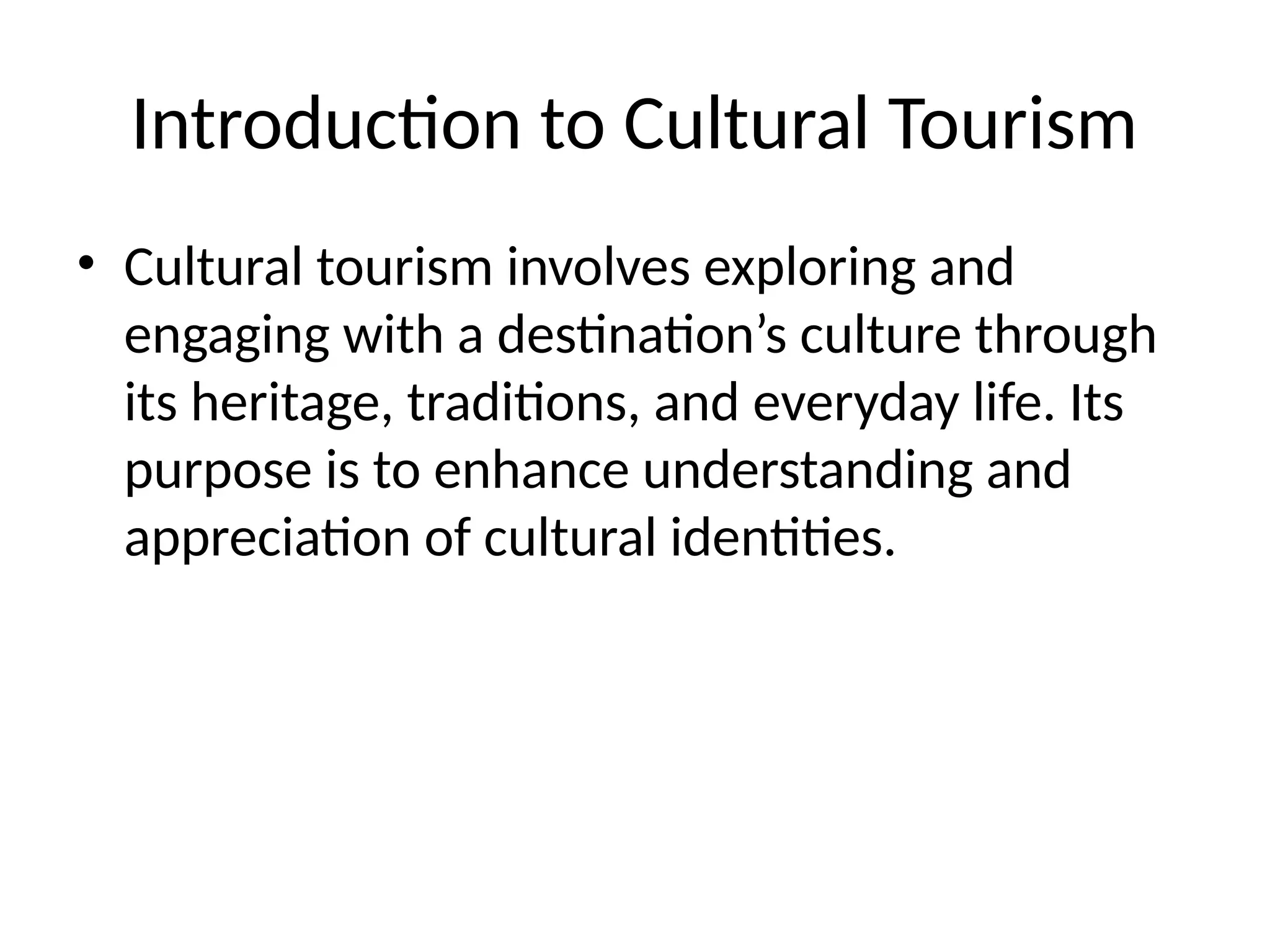 what is CulturalTourism_Presentation definition | PPTX