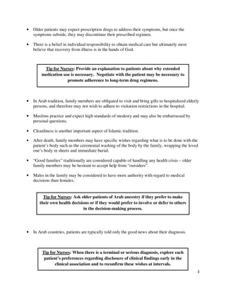 Cultural traditions and healthcare beliefs of older adults ...