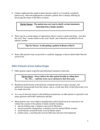 Cultural traditions and healthcare beliefs of older adults ...
