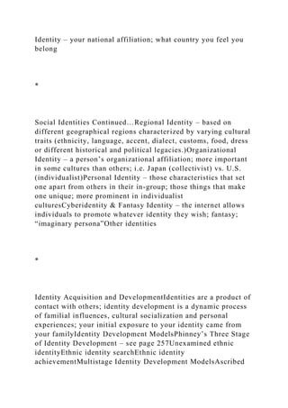 Cultural ValuesRoad Maps for BehaviorChapter 6Com.docx