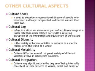 Cultural variability's, uniformities and ethnocentrism | PPT