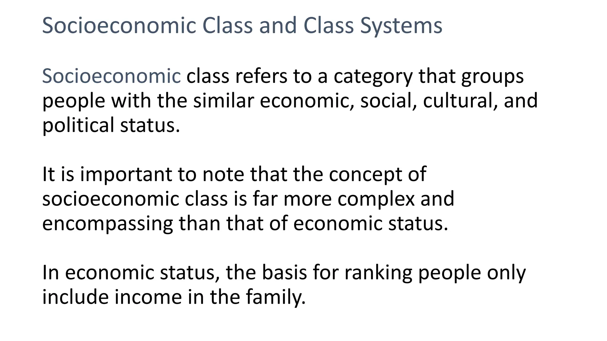 Cultural Variations and Social Differences in Socioeconomic Class.pptx