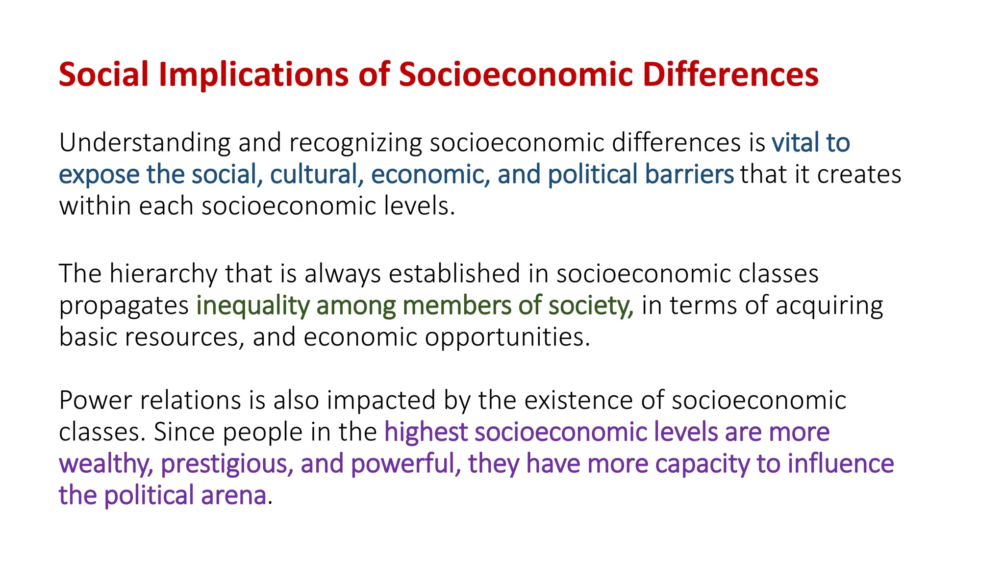 Cultural Variations and Social Differences in Socioeconomic Class.pptx