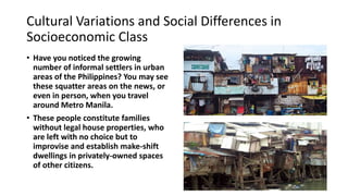 Cultural Variations and Social Differences in Socioeconomic Class.pptx