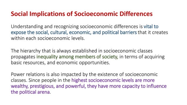 Cultural Variations and Social Differences in Socioeconomic Class.pptx