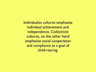 Cultural variations in attachment | PPT