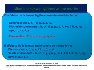 Cultura Ngäbe Buglé Panamá | PPTX