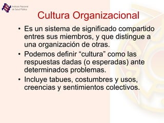 Cultura organizacional | PPT