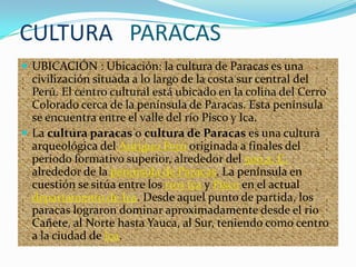 Cultura paracas | PPTX
