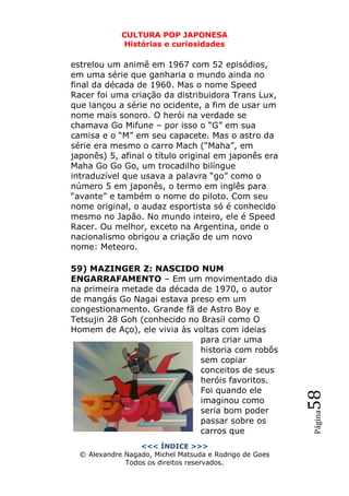 Cultura pop japonesa histórias e curiosidades | PDF