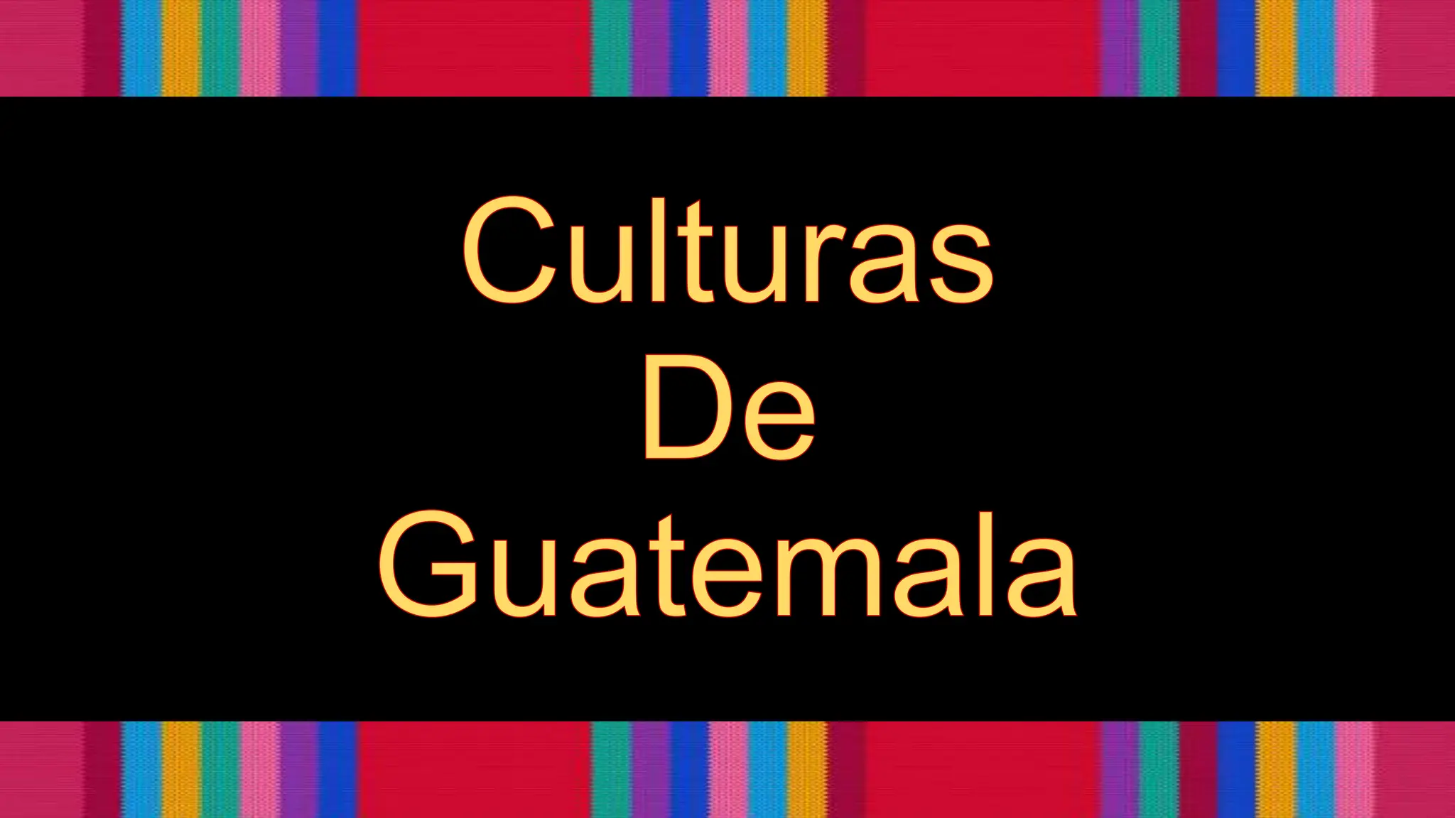 Culturas de Guatemala presentación para la tarea | PPTX