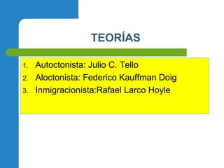Culturas del Peru | PPT