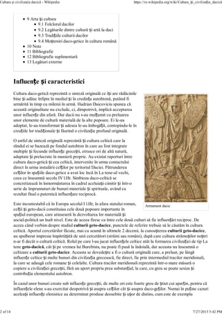 Cultura si civilizatia dacica | PDF