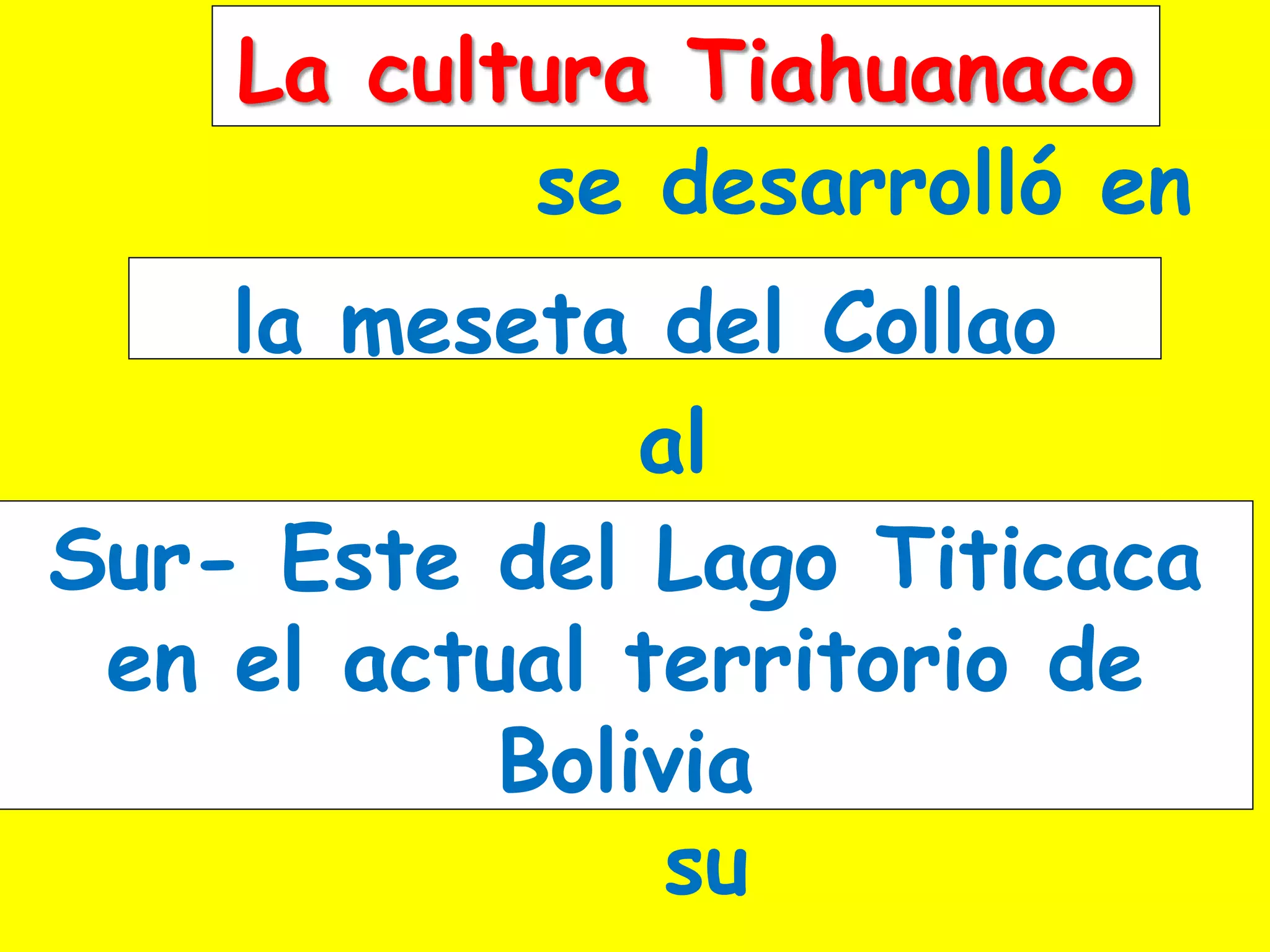 Cultura tiahuanaco | PPT