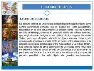 Cultura tolteca | PPTX