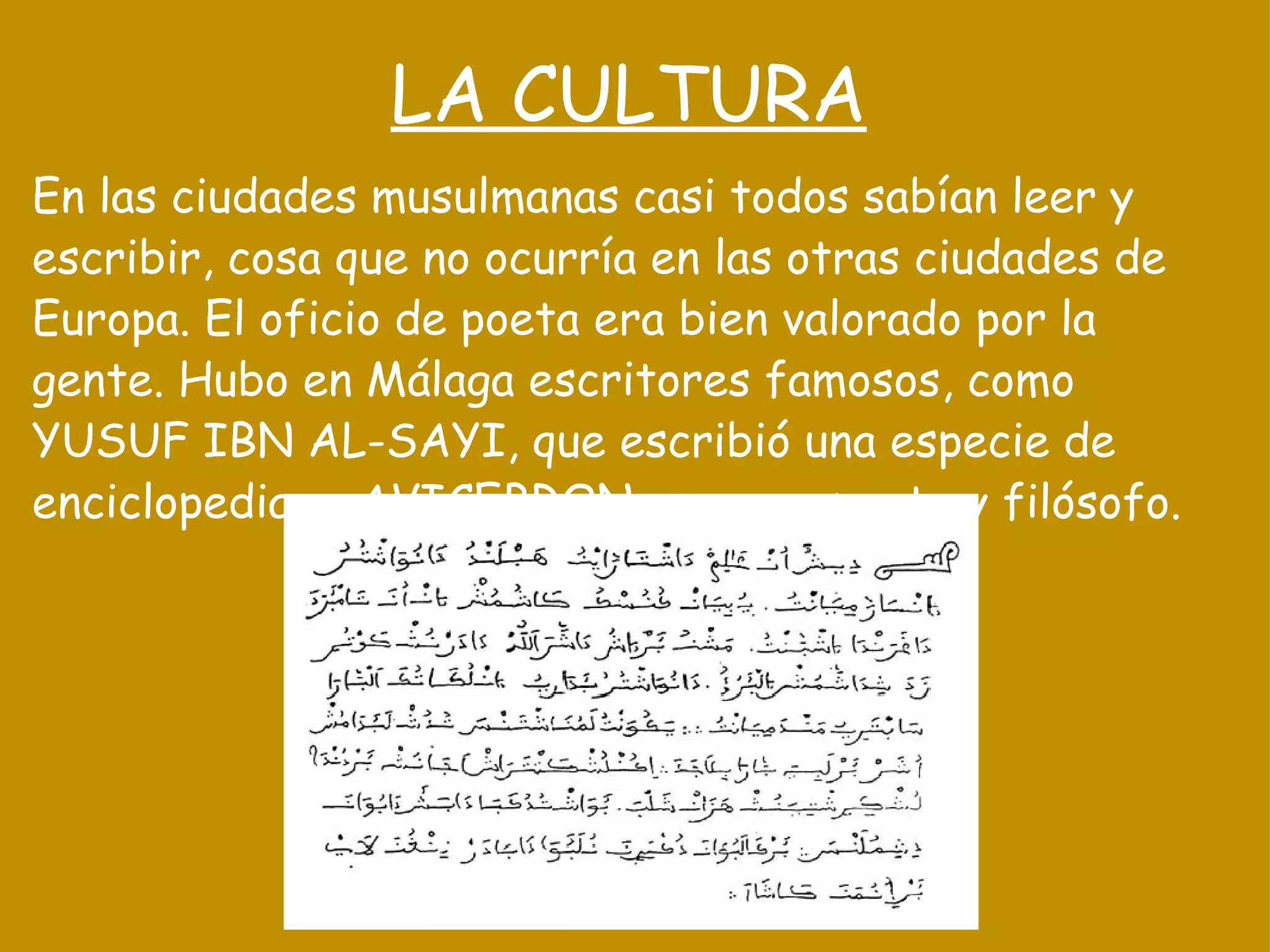 Cultura y Costumbres en Al-Andalus | PPT | Islam | Religion & Spirituality