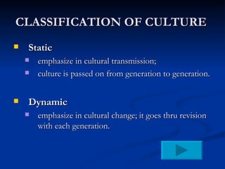 Culture | PPT