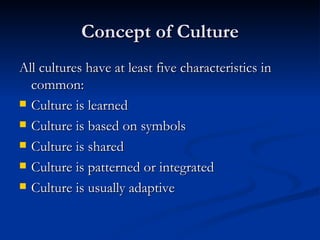 Culture | PPT