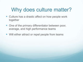 Building Team Culture | PPTX
