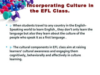 Teaching Culture in the EFL Classroom | PPT | Currencies | Economy