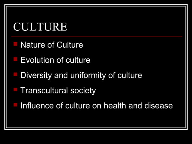 Culture | PPT