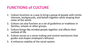 Culture | PPTX