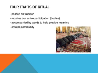 Religion 15 Lesson on Culture and Ritual | PPTX