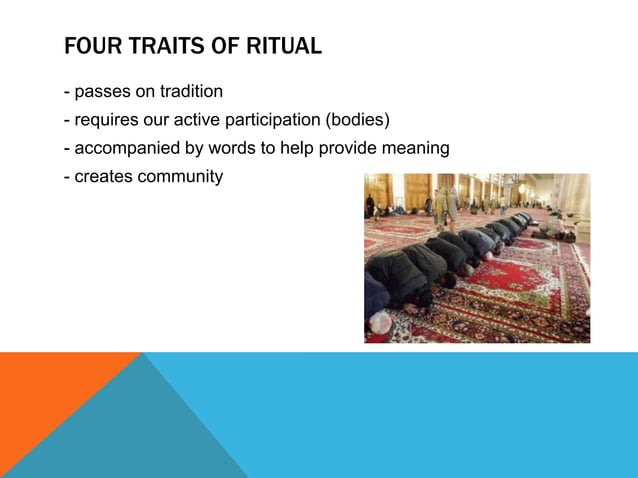 Religion 15 Lesson on Culture and Ritual | PPT