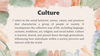 Concept of Culture MAY PADRIQUE LABRADOR | PPT