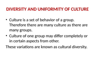 culture.pptx applied sociology for nurses | PPTX