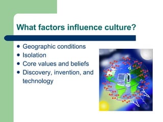 Culture, Customs, And Cultural Diffusion | PPT
