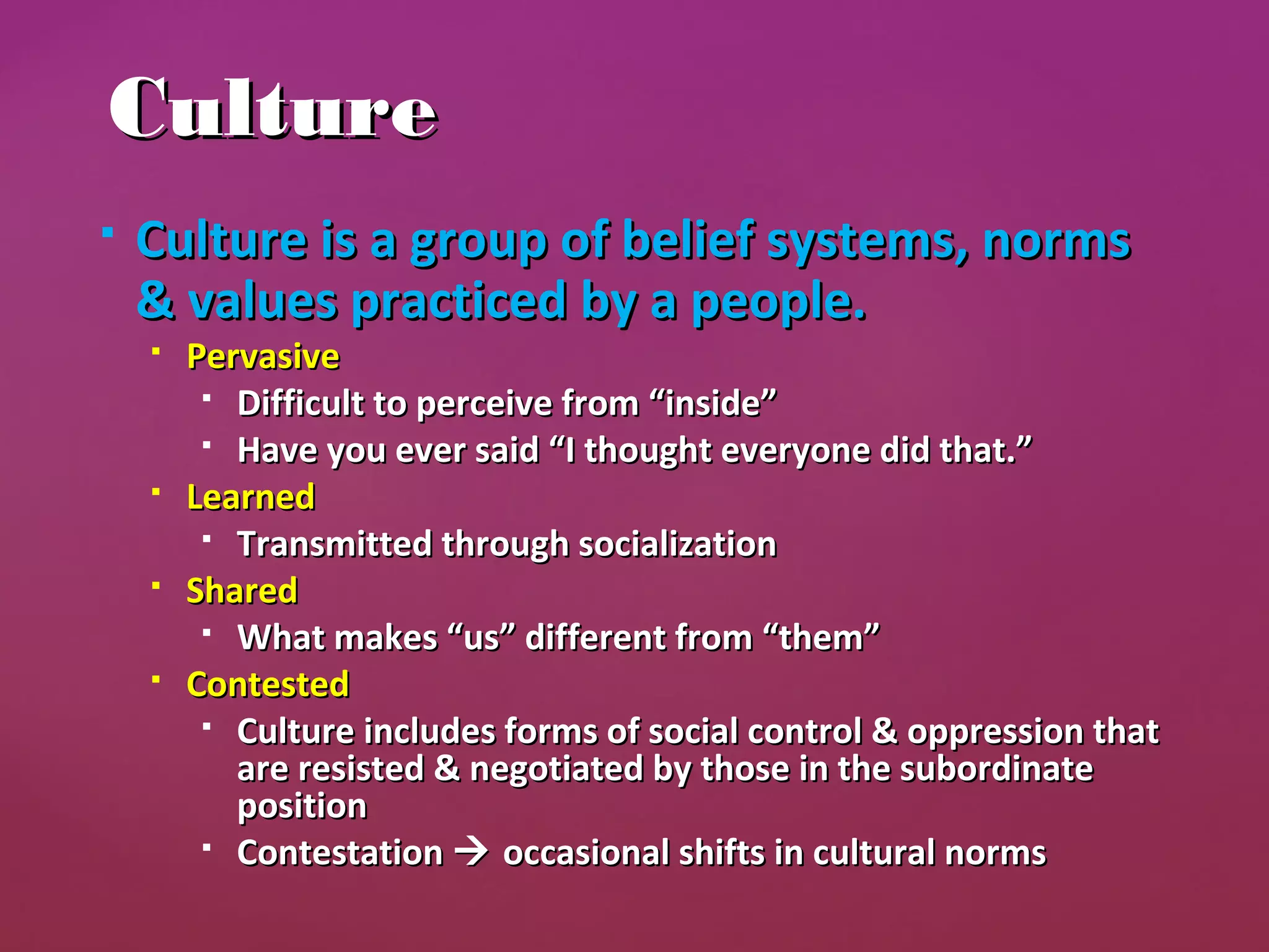 APHG Unit 3: Culture | PPT