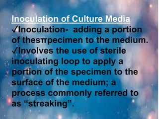 BS Marine Biology- Types of Culture Media | PPTX