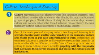 Culture-Teaching-and-Learning.pptx | Education