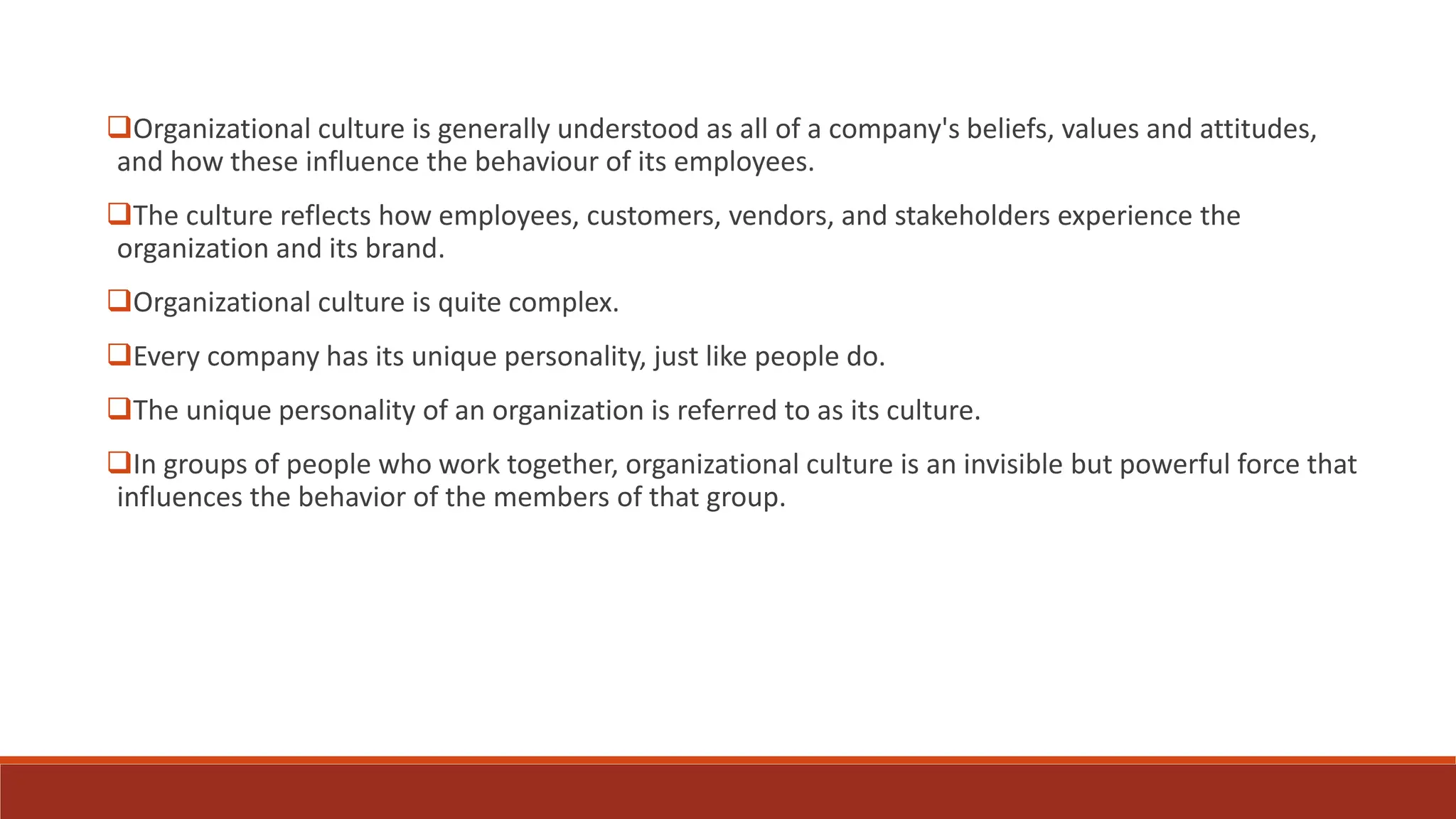 Culture in organization (chapter 1) organizational behaviour | PPTX Culture in organization (chapter 1) organizational behaviour | PPTX