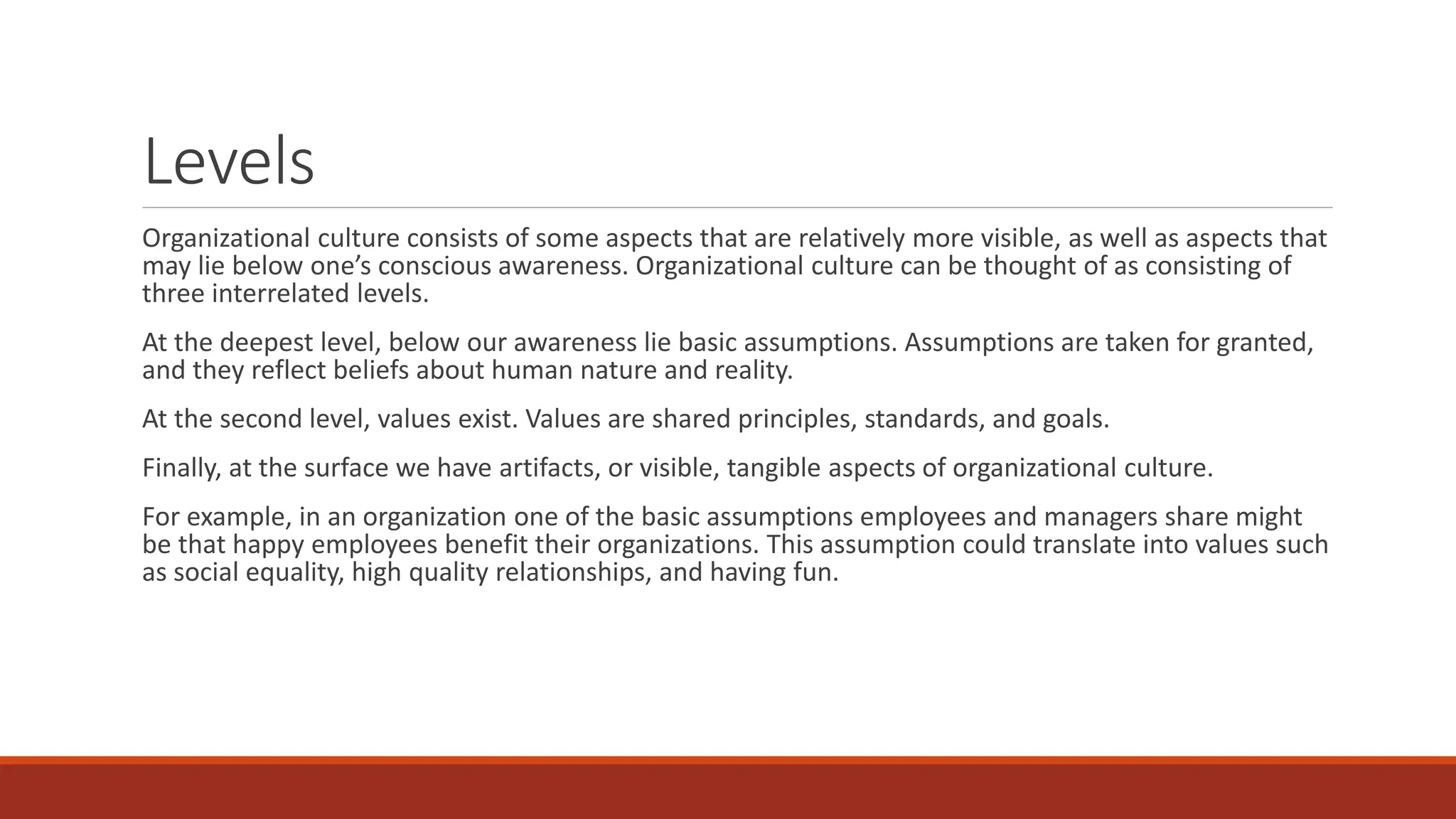 Culture in organization (chapter 1) organizational behaviour | PPTX