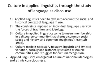 Culture and Language | PPTX